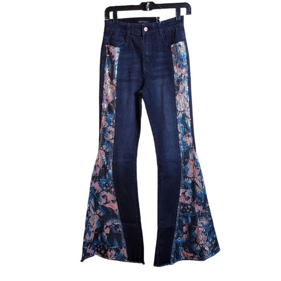 Methera | Jeans | Methera Bell Bottom Jeans Womens Junior 4 High Rise ...